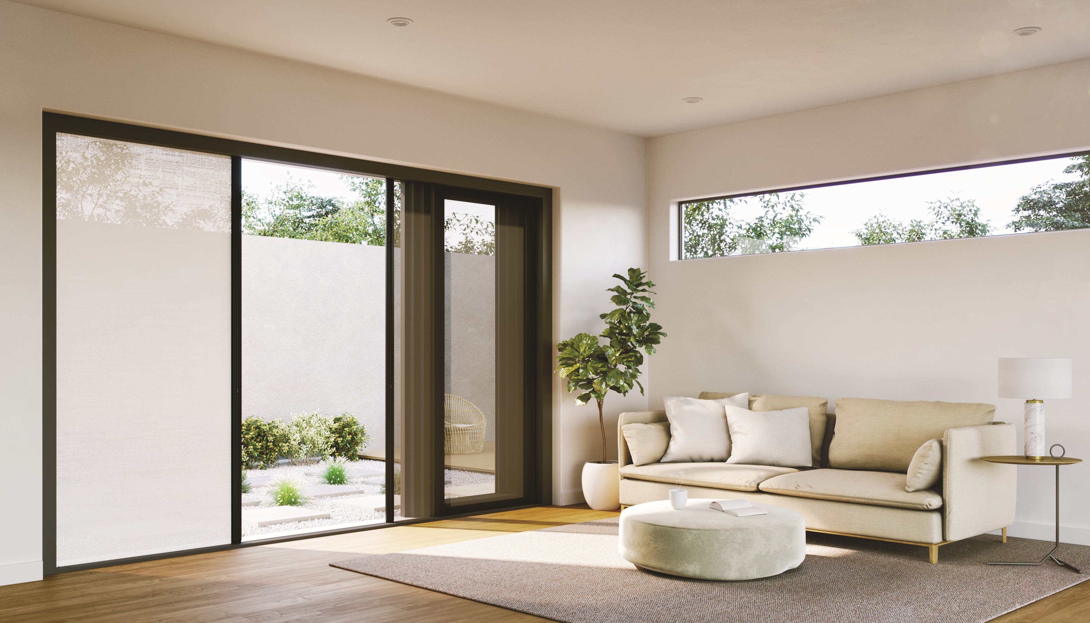 Retractable Wall Screens Houston - Progressive Wall Screens | The Shade ...